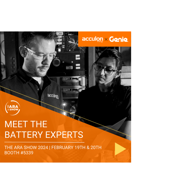 Acculon Joins Genie at The ARA Show 2024! - Acculon Energy