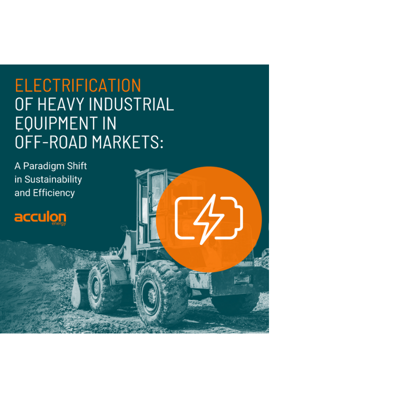 Electrification of Heavy Industrial Equipment in Off-Road Markets: A ...