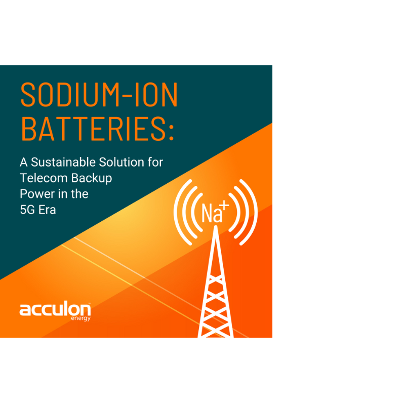 Sodium-Ion Batteries: A Sustainable Solution for Telecom Backup Power ...