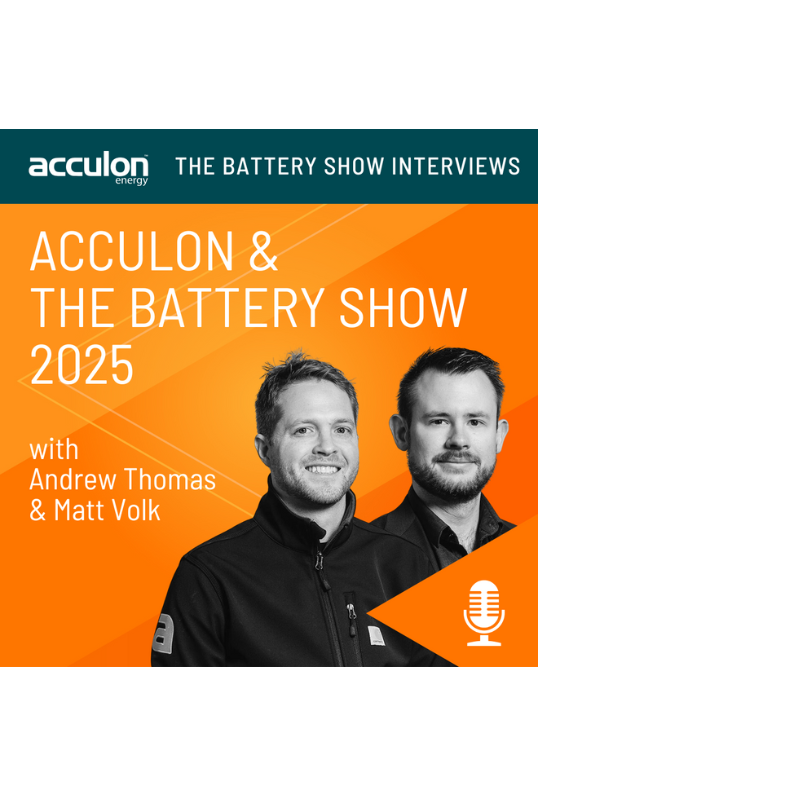 What Acculon is up to at this year’s Battery Show North America 2025 ...